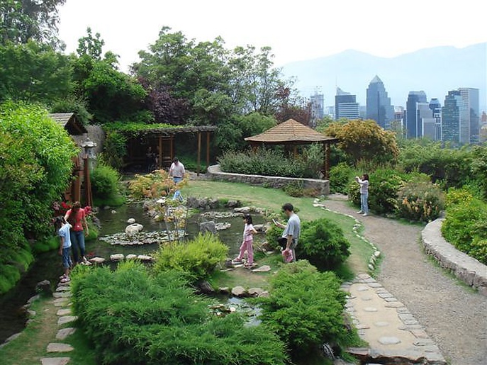 Jardín Japonés Parque Metropolitano de Santiago (San Cristóbal ...